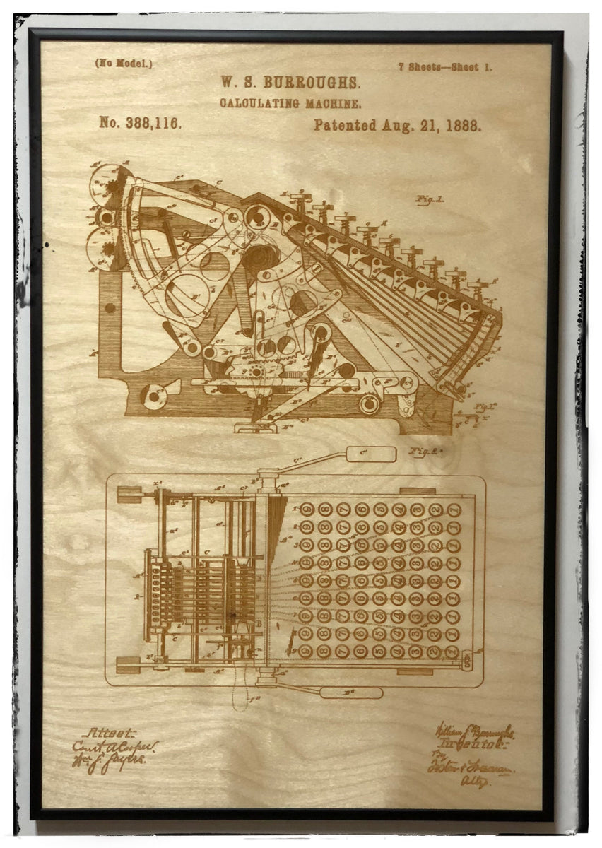 Calculator Patent Drawing – WoodPatentArt